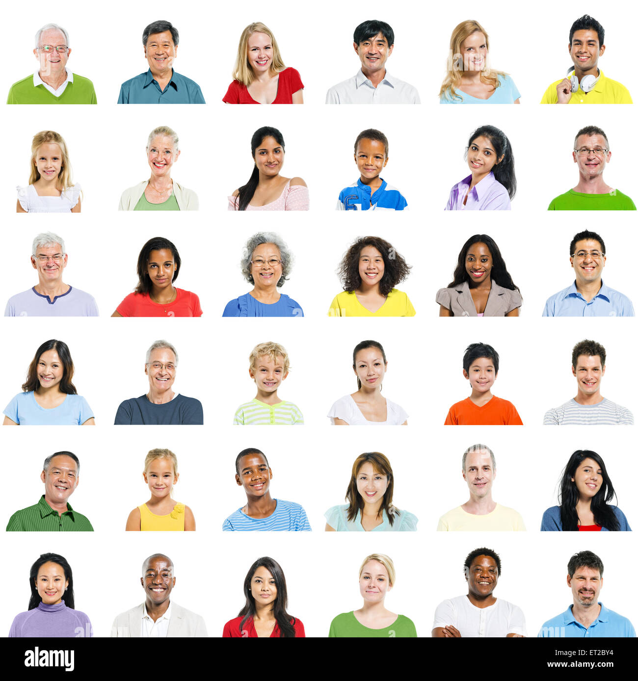 Large group of Diverse People Stock Photo - Alamy
