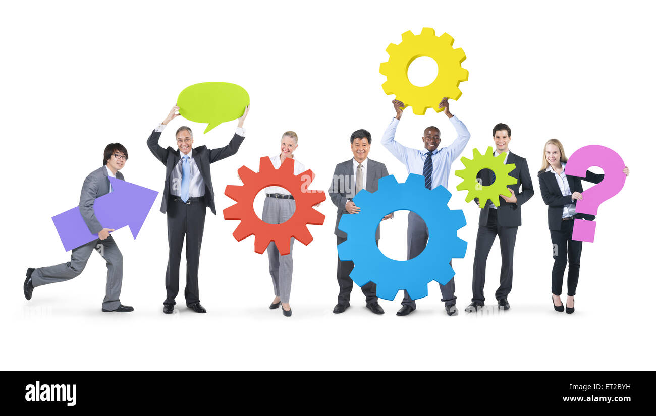 Answering people Cut Out Stock Images & Pictures - Alamy