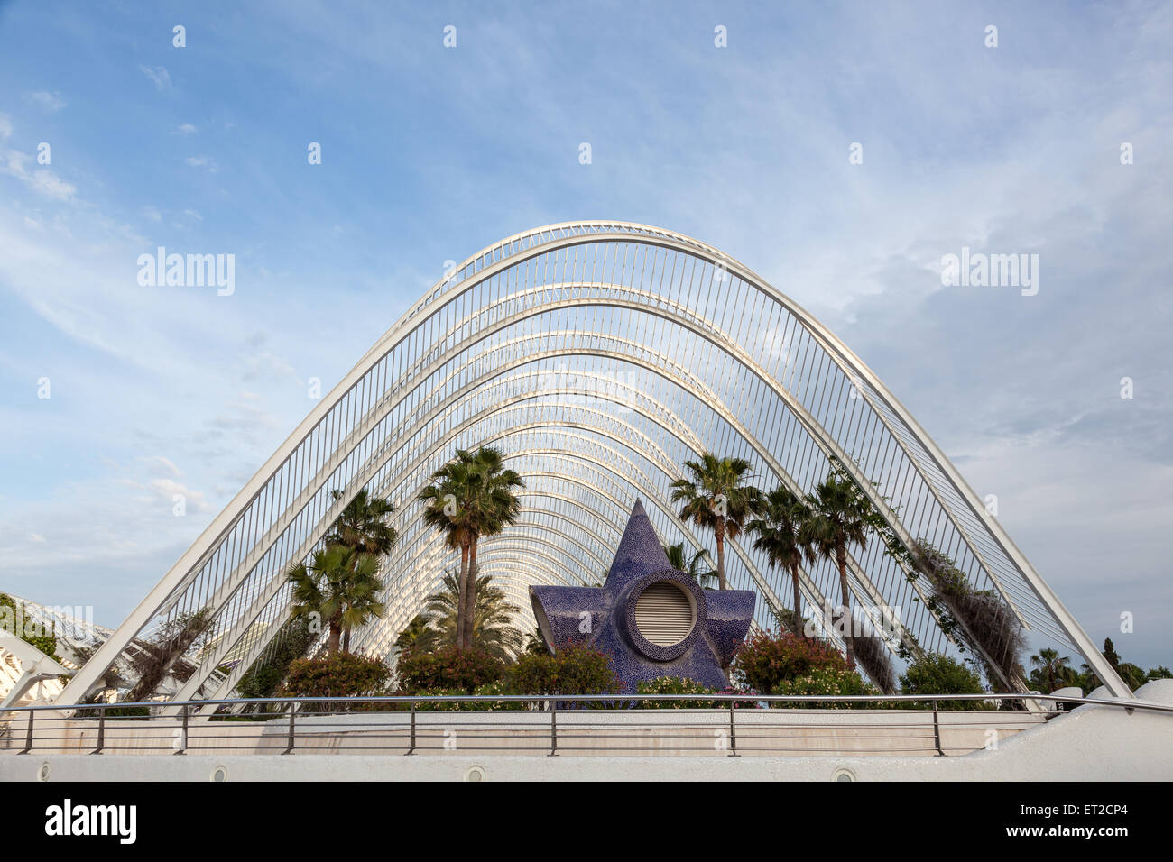 L'Umbracle - a landscaped walk in the City of Arts and Sciences in ...