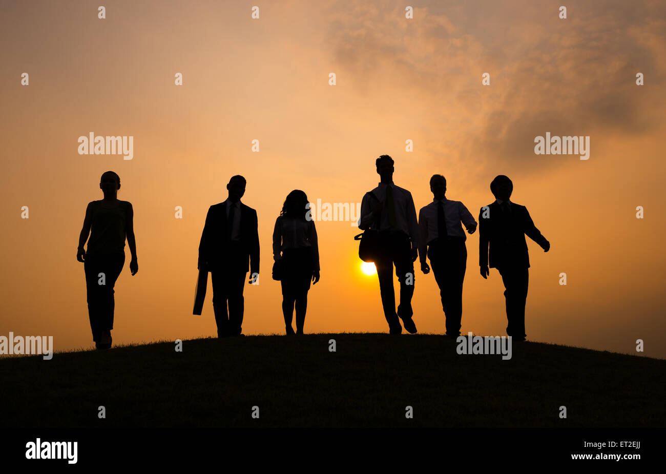 Teamwork Team Collaboration Direction Support Stock Photo - Alamy