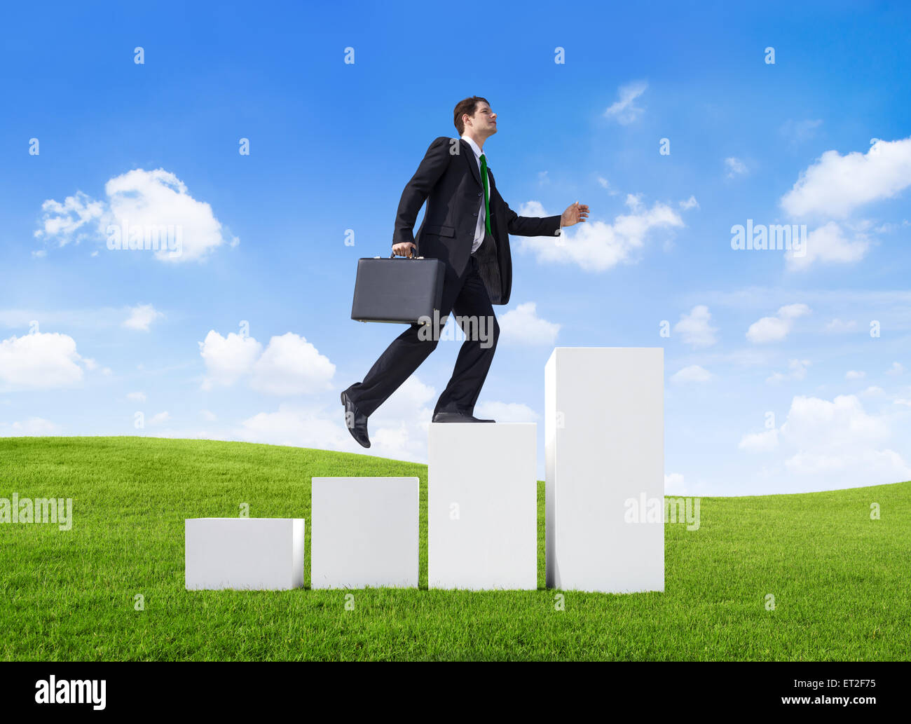 Ladder of Success Stock Photo - Alamy