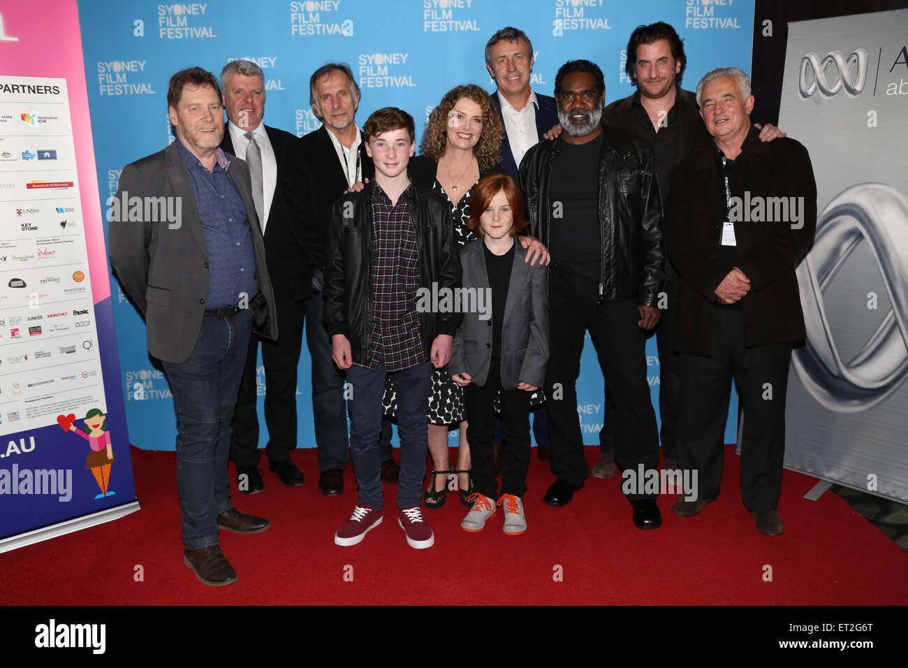 Australia. 11 June 2015. Pictured, L-R: tbc, tbc, screenwriter Jan ...