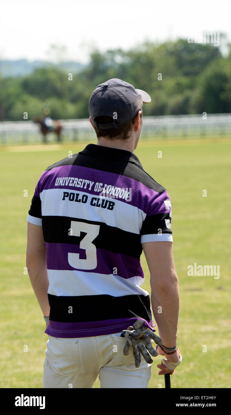 University of London polo player Stock Photo - Alamy