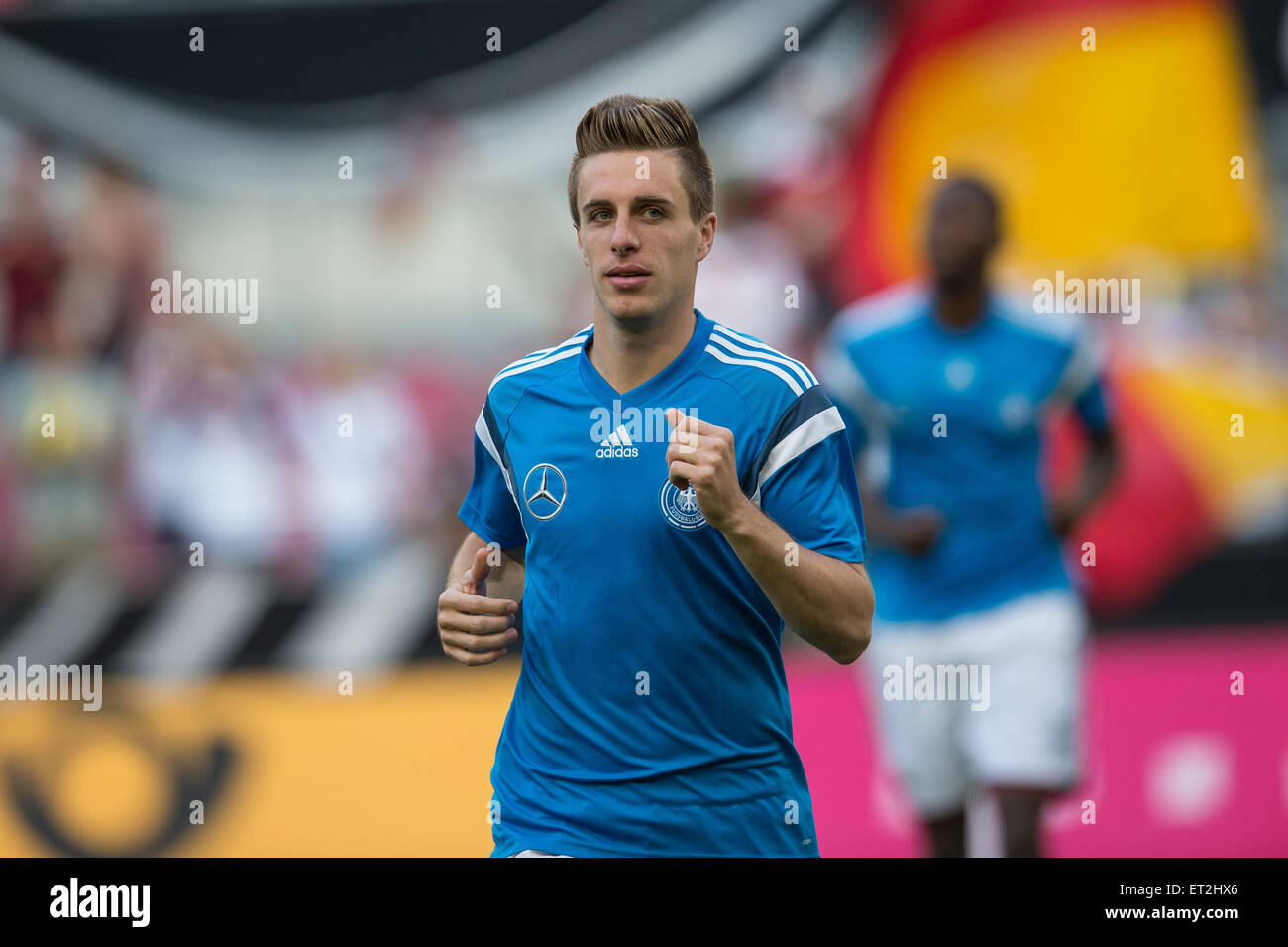 Cologne, Germany. 10th June, 2015. Germany's Patrick Herrmann before ...