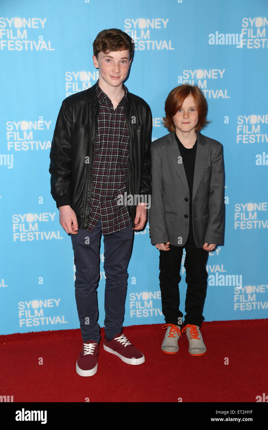 Australia. 11 June 2015. Pictured: actors Rory Potter and Adrian ...