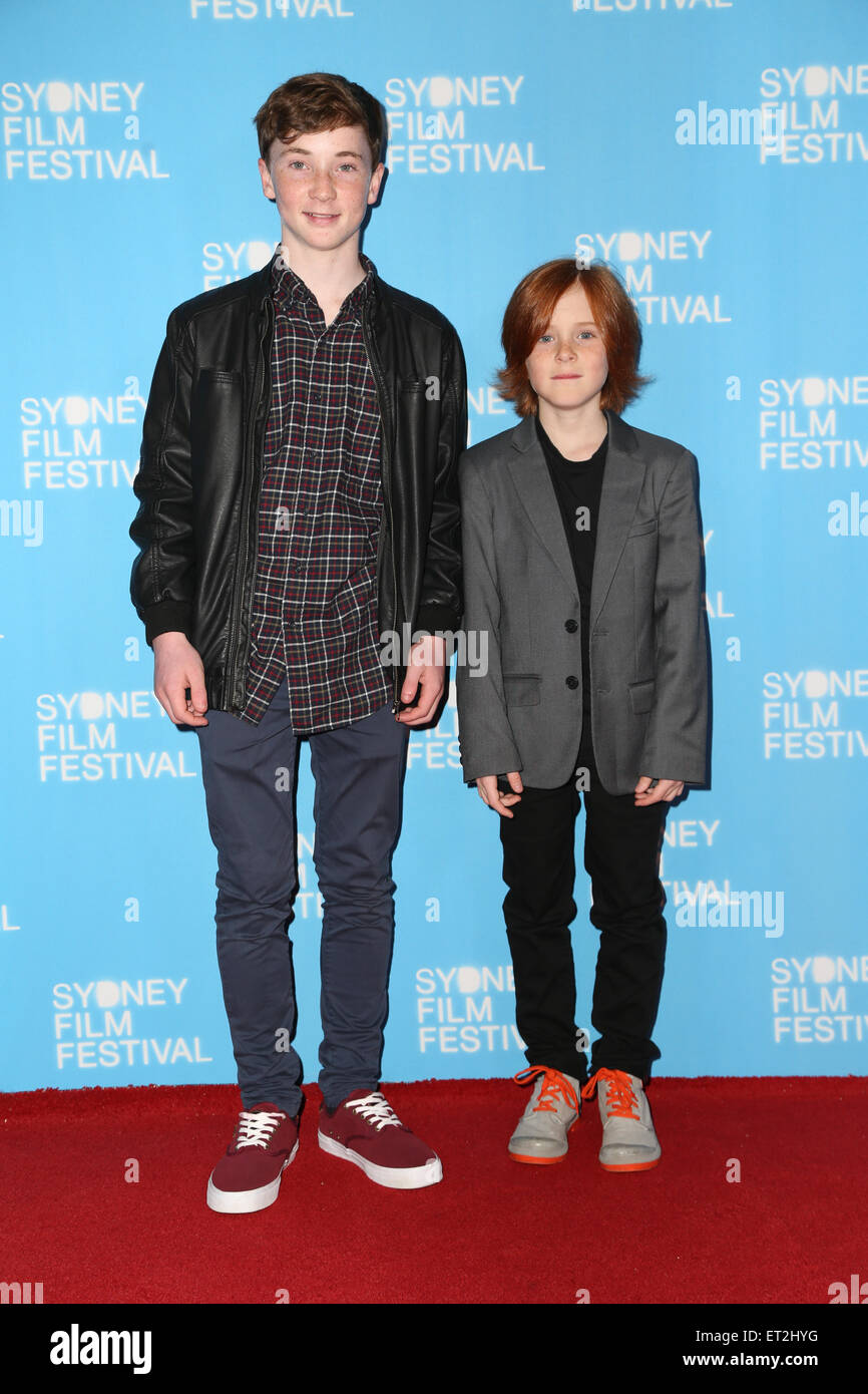 Australia. 11 June 2015. Pictured: actors Rory Potter and Adrian ...