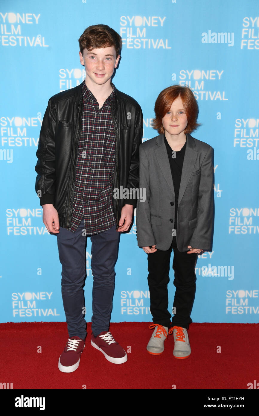 Australia. 11 June 2015. Pictured: actors Rory Potter and Adrian ...