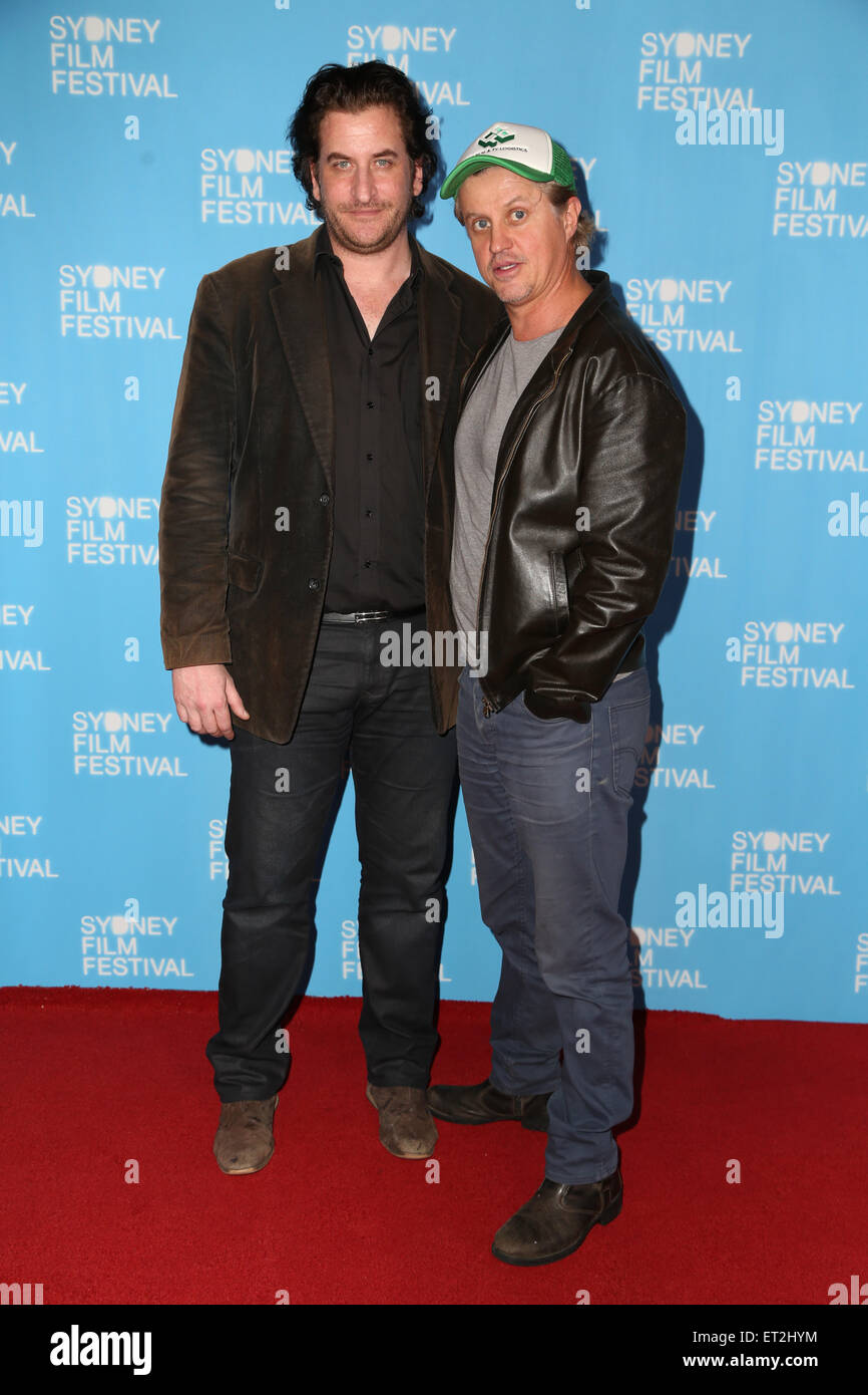 Australia. 11 June 2015. Pictured, L-R: actors Lachy Hulme and Dan ...
