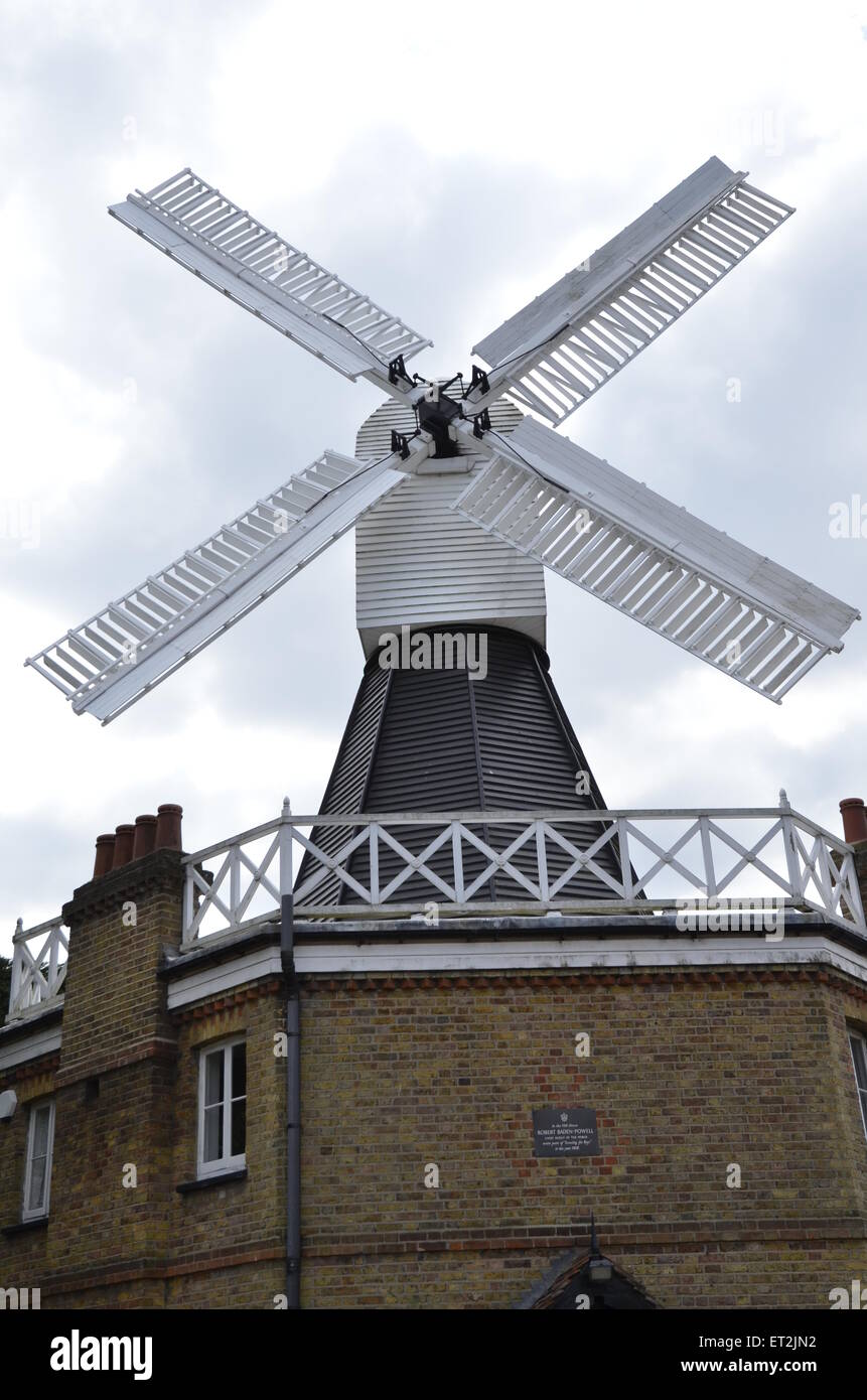The windmill on Wimbledon Common Stock Photo - Alamy