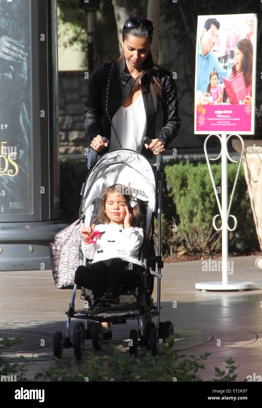 Celebrities shop at The Grove Featuring: Roselyn Sanchez Where: Los ...