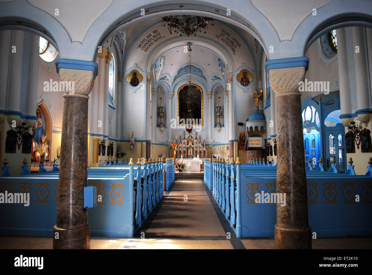Blue church in Bratislava Stock Photo - Alamy