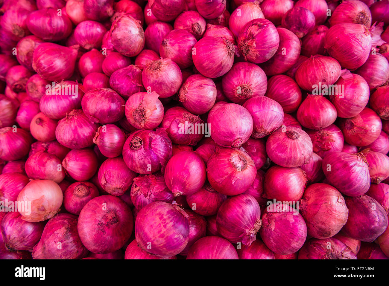 Onions for sale at Kandy market, Kandy, Central Province, Sri Lanka ...