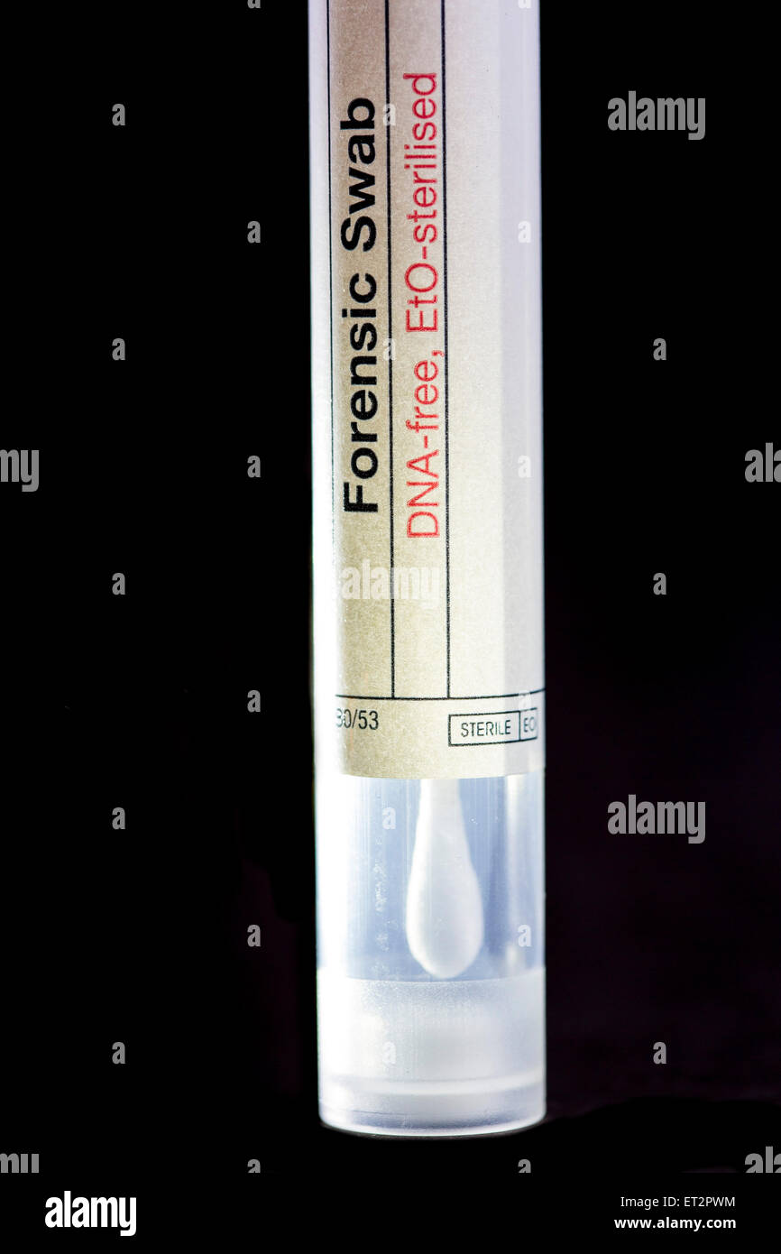 Cotton Swab, free of foreign DNA for analysis of DNA traces in Forensic ...