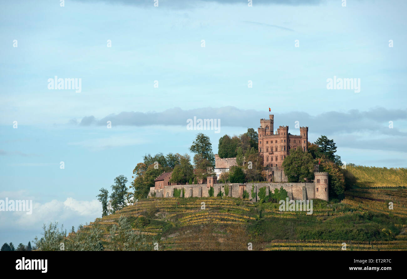 Ortenberg, Germany, overlooking Schloss Ortenberg Stock Photo - Alamy