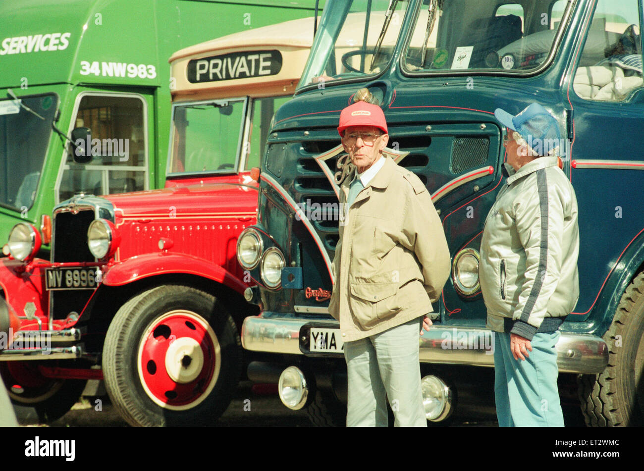 Vintage Rally Stockton, 5th June 1994. Ronnie Foreman and wife Nancy ...