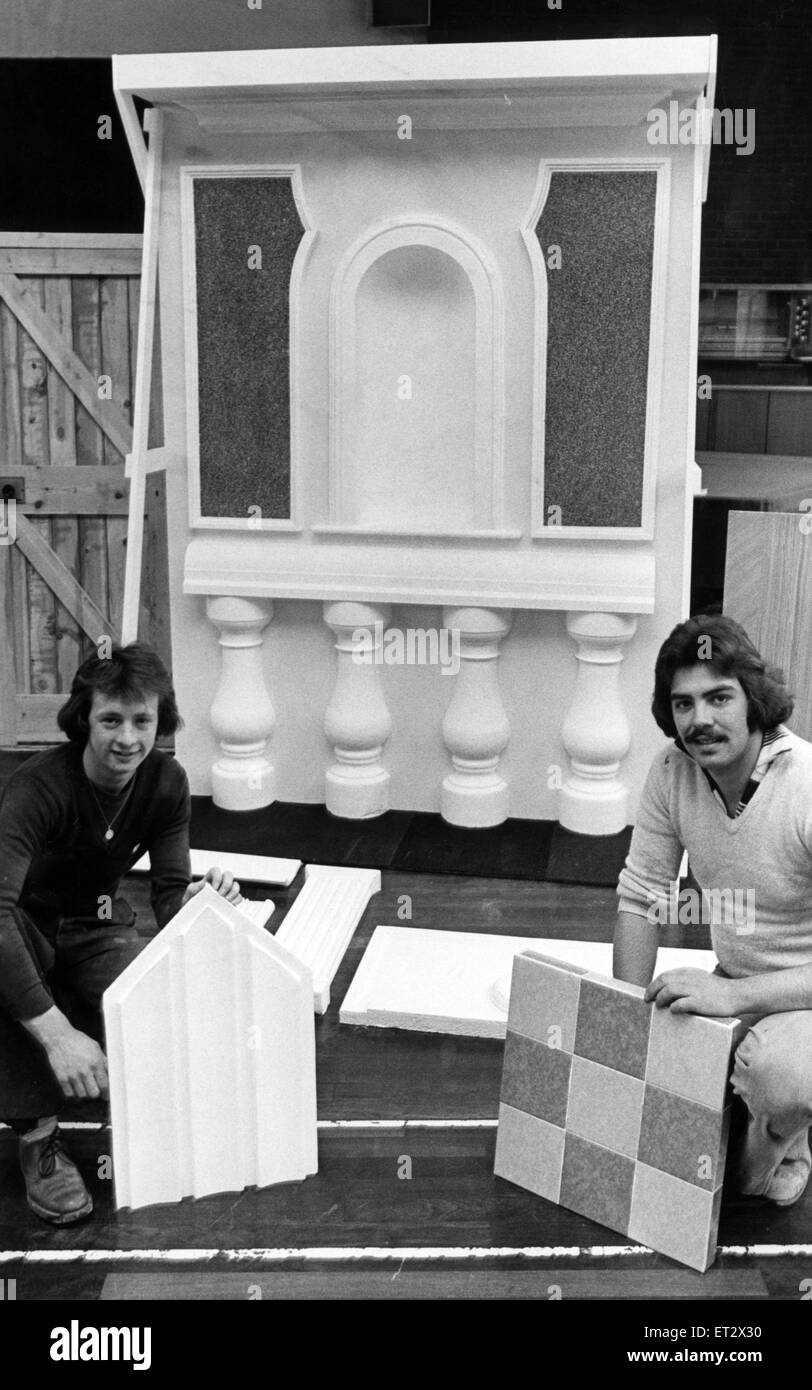 Craft students Eddie Reilly, 16 and Peter Docherty, 18 are pictured ...