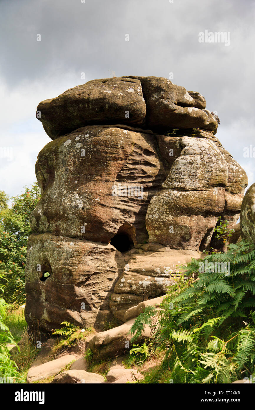 Brimham Rocks, Brimham Moor, a National Trust owned area in North ...