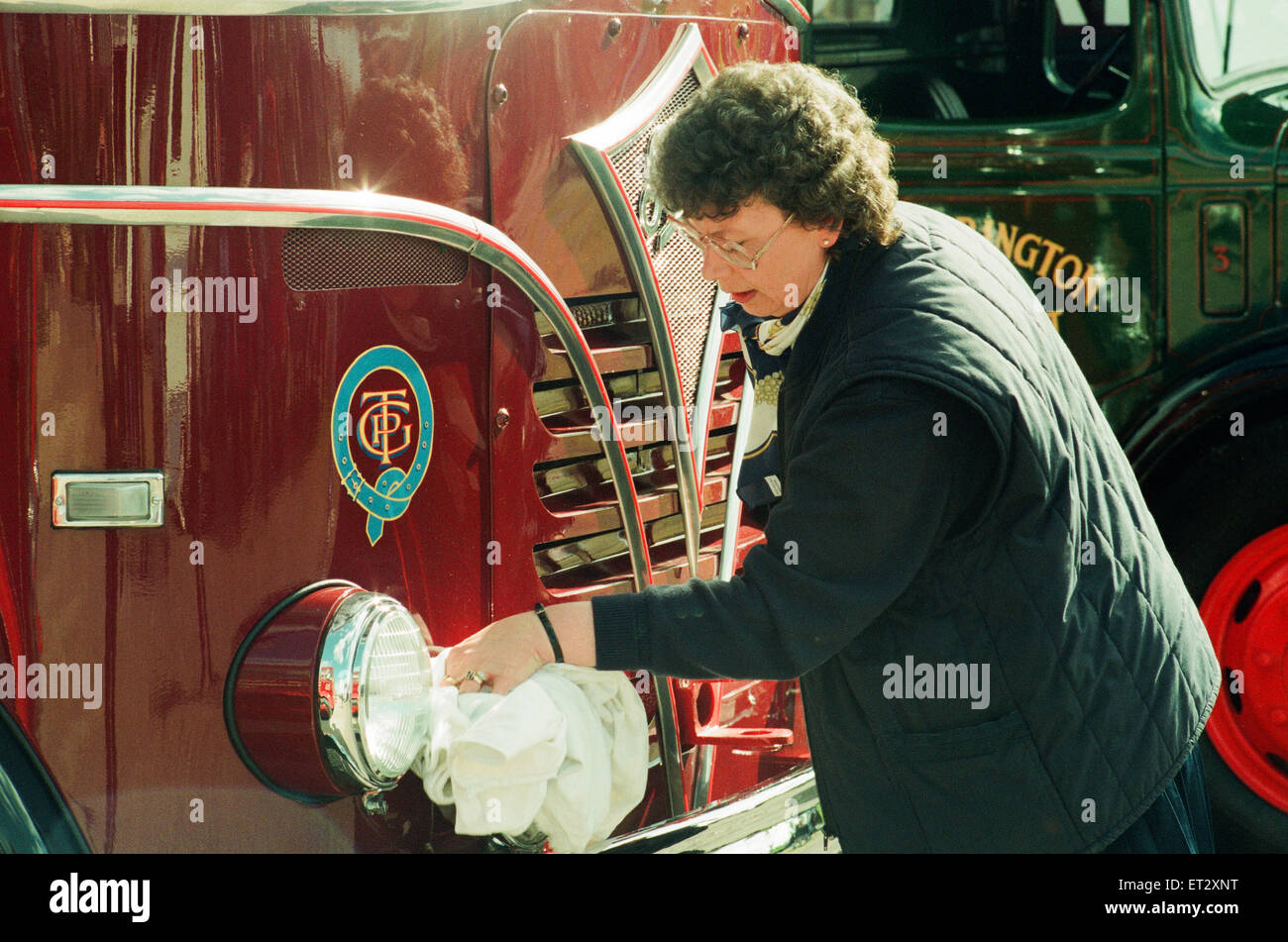Vintage Rally Stockton, 5th June 1994. Ronnie Foreman and wife Nancy ...