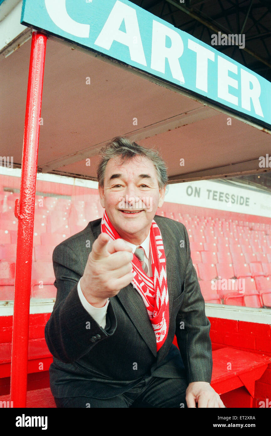 Brian Clough, former Middlesbrough player and retired manager, returns ...