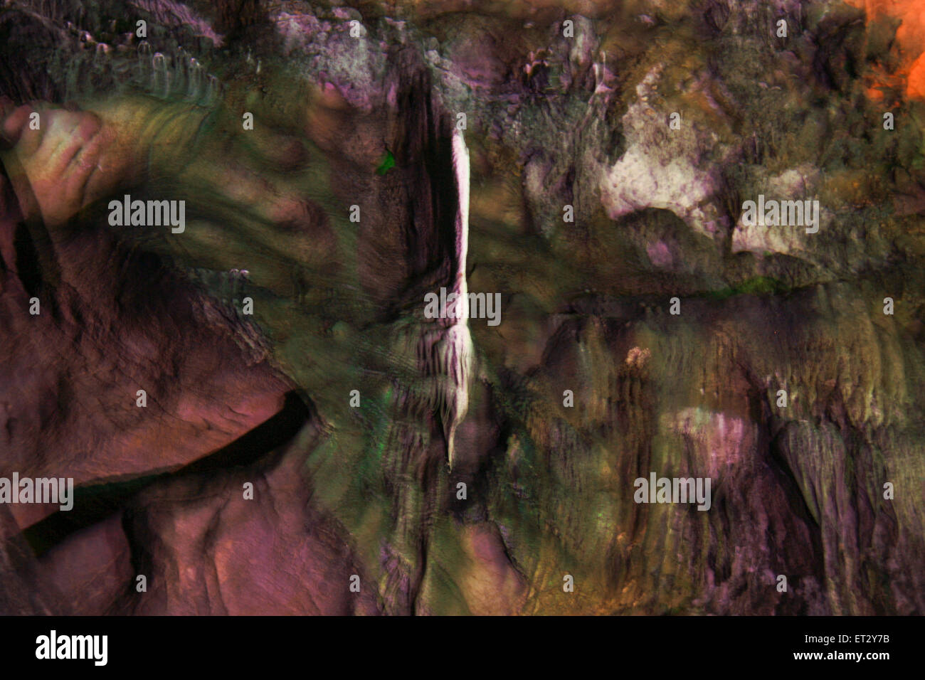 strange shapes in the karst cave Stock Photo - Alamy