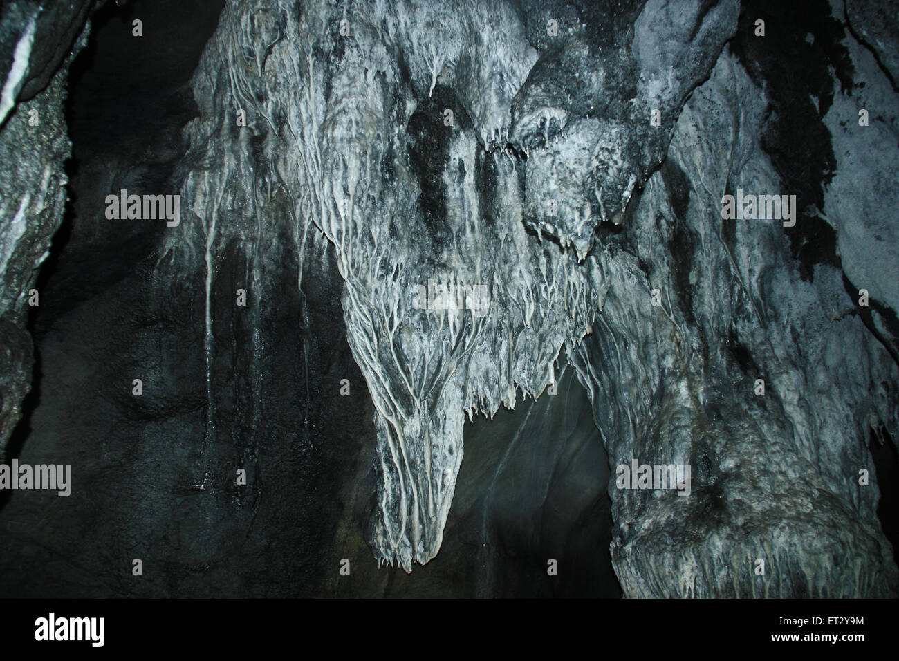 strange shapes in the karst cave Stock Photo - Alamy