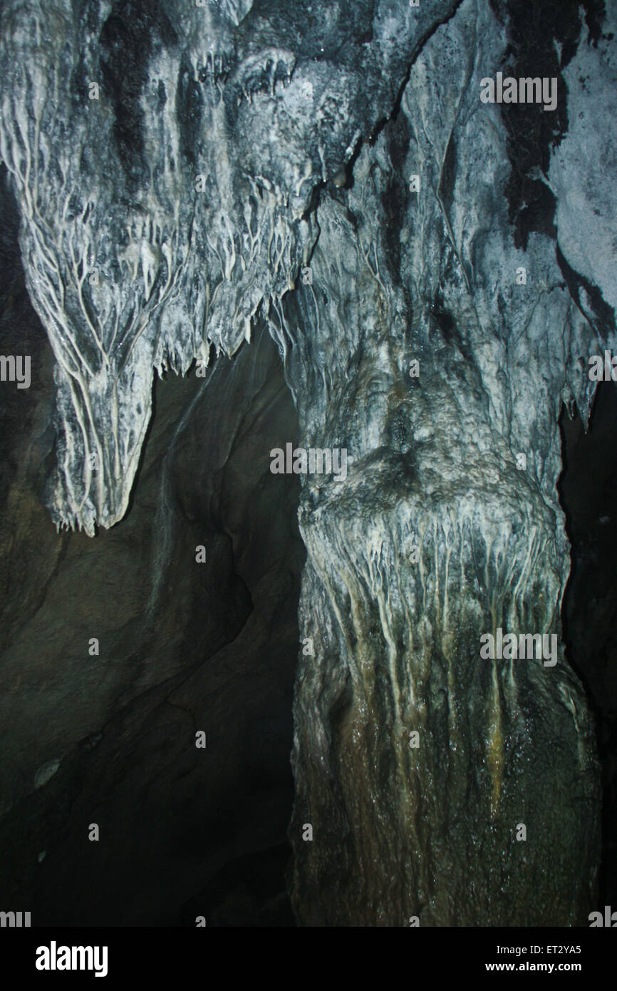 strange shapes in the karst cave Stock Photo - Alamy