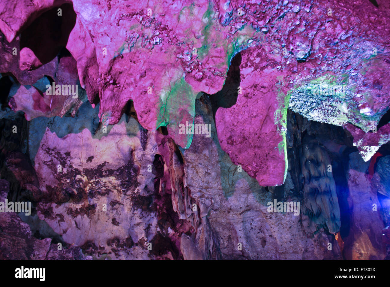 strange shapes in the karst cave Stock Photo - Alamy