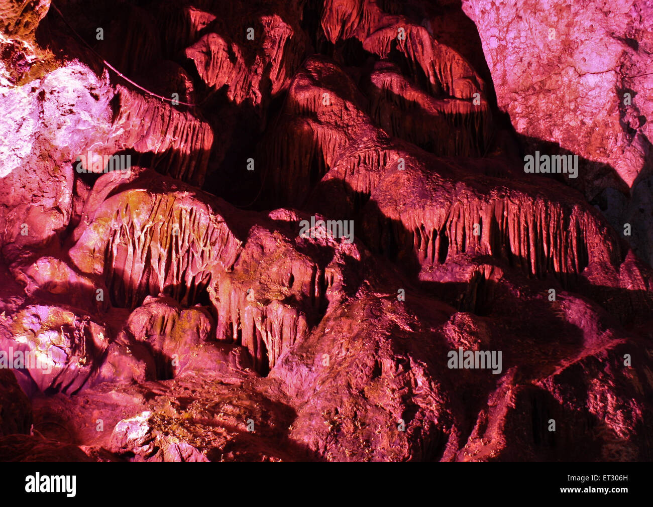 strange shapes in the karst cave Stock Photo - Alamy