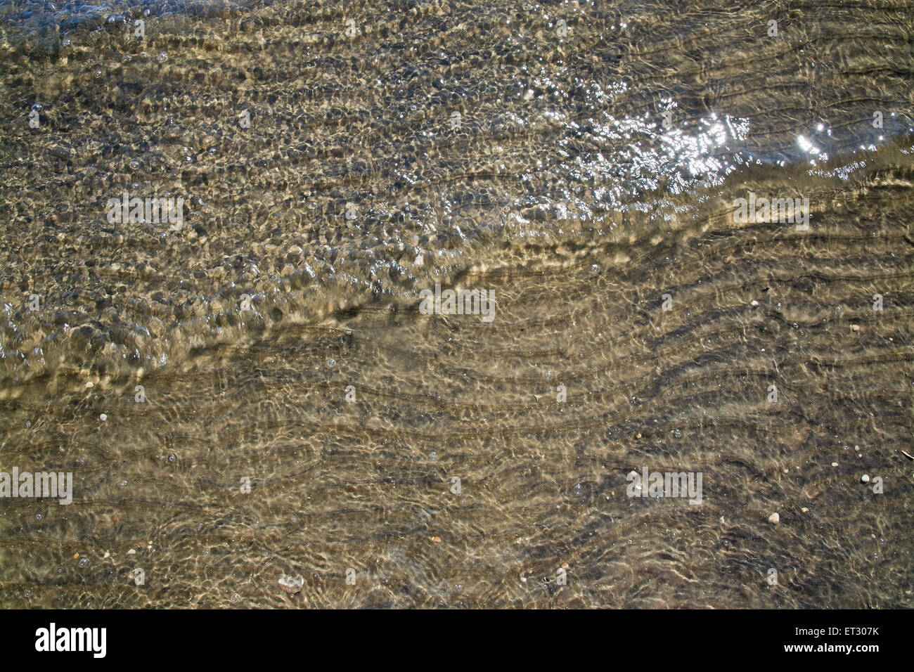 Abstract water pattern with small wave and glitter, seaside natural ...