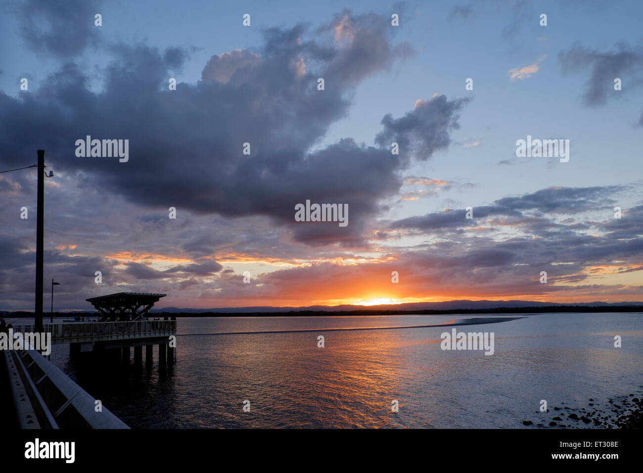Sunset at Clontarf Stock Photo - Alamy