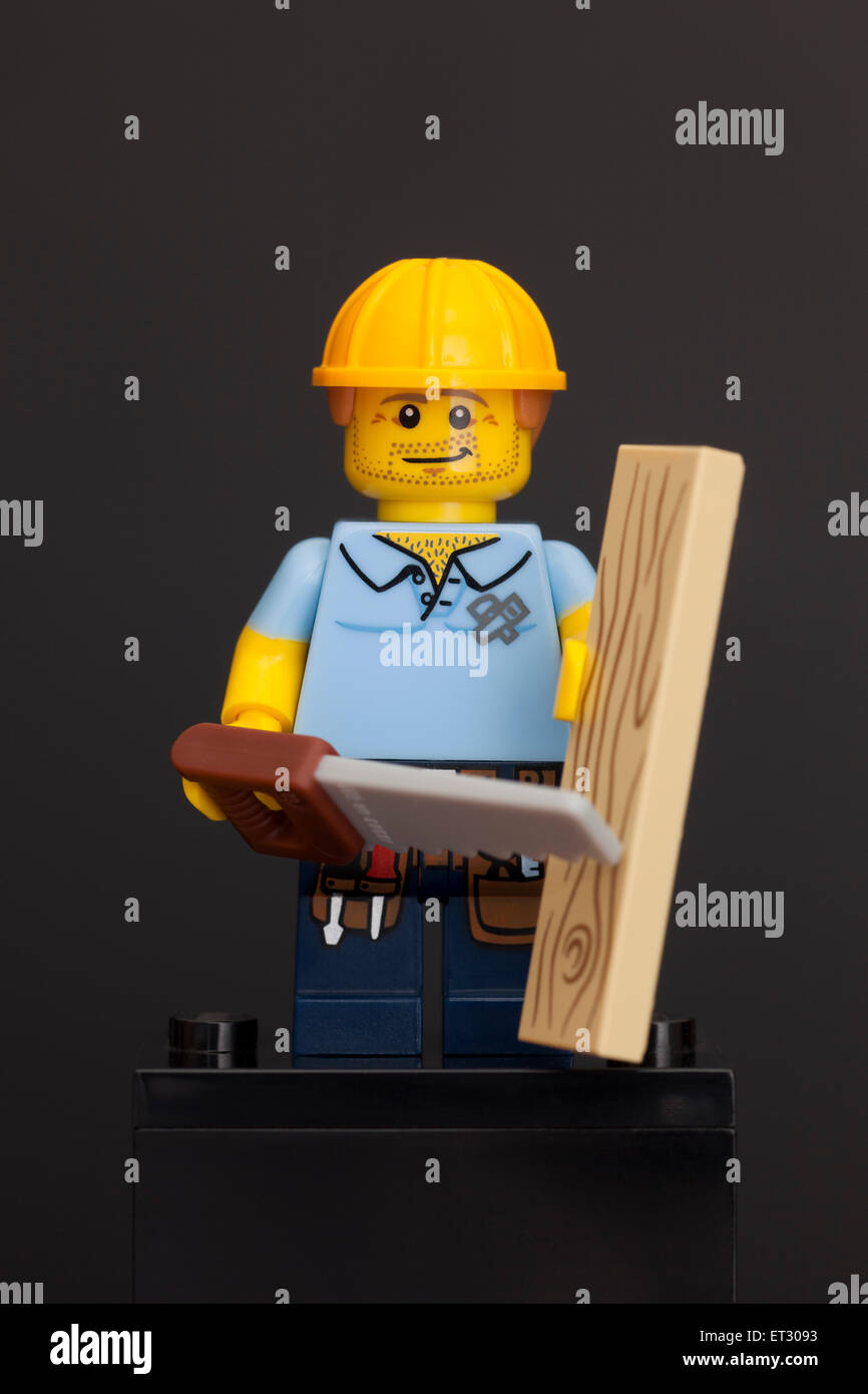 Black lego man hi-res stock photography and images - Alamy