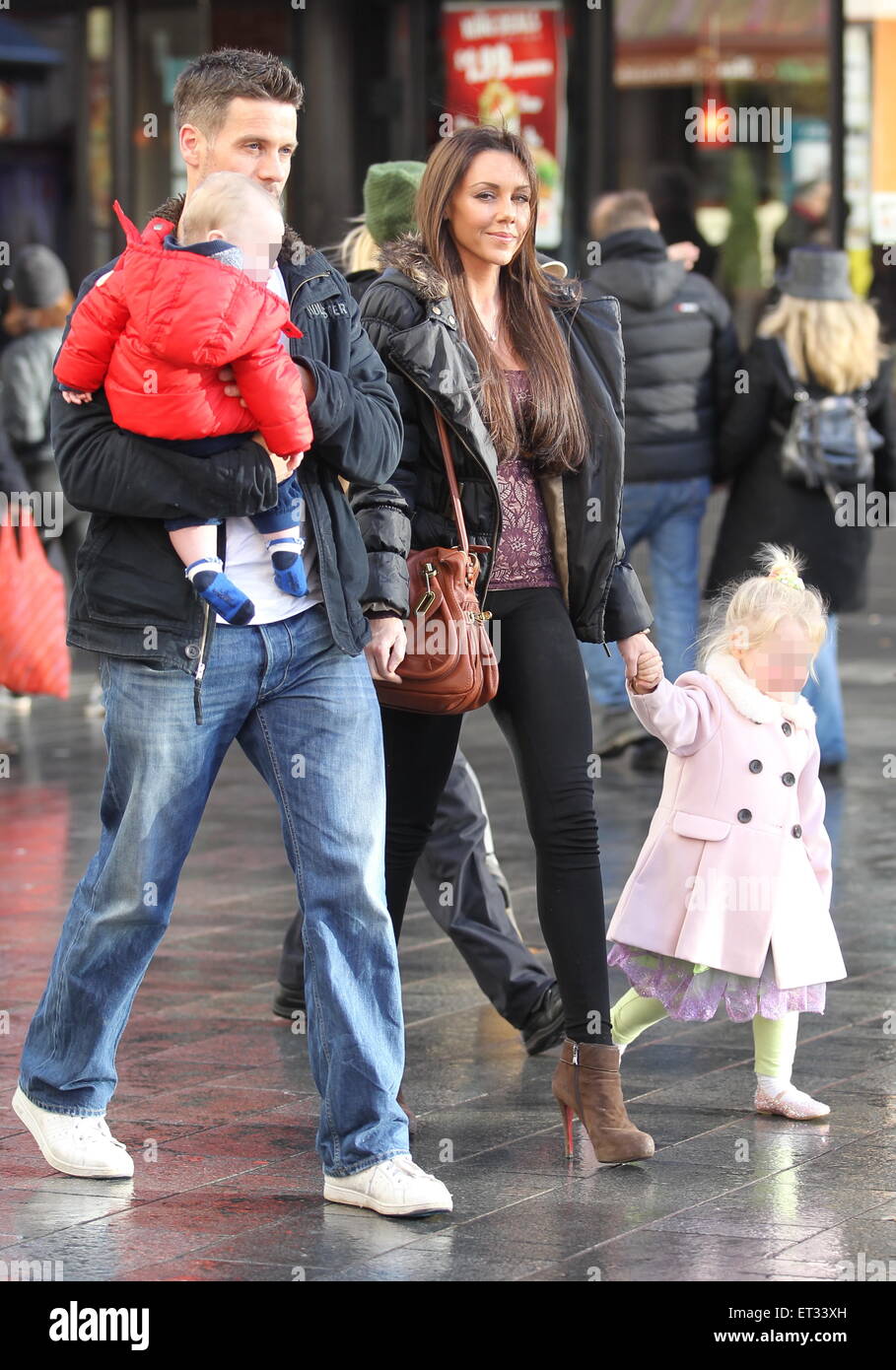 Michelle Heaton and Hugh Hanley leave the 'Tinker Bell And the Legend ...