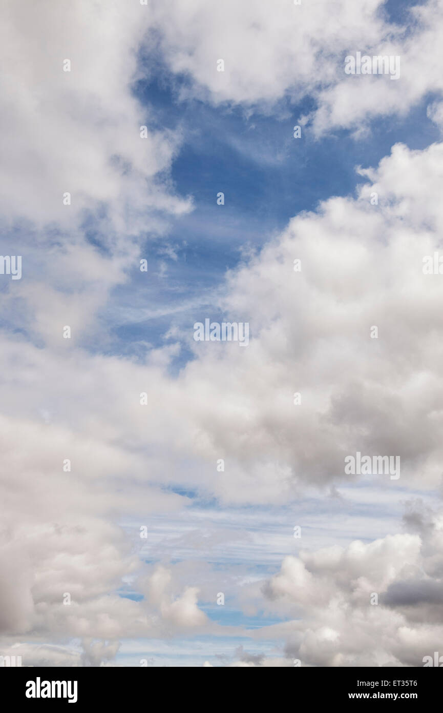 Rain clouds and blue sky. Scotland Stock Photo - Alamy