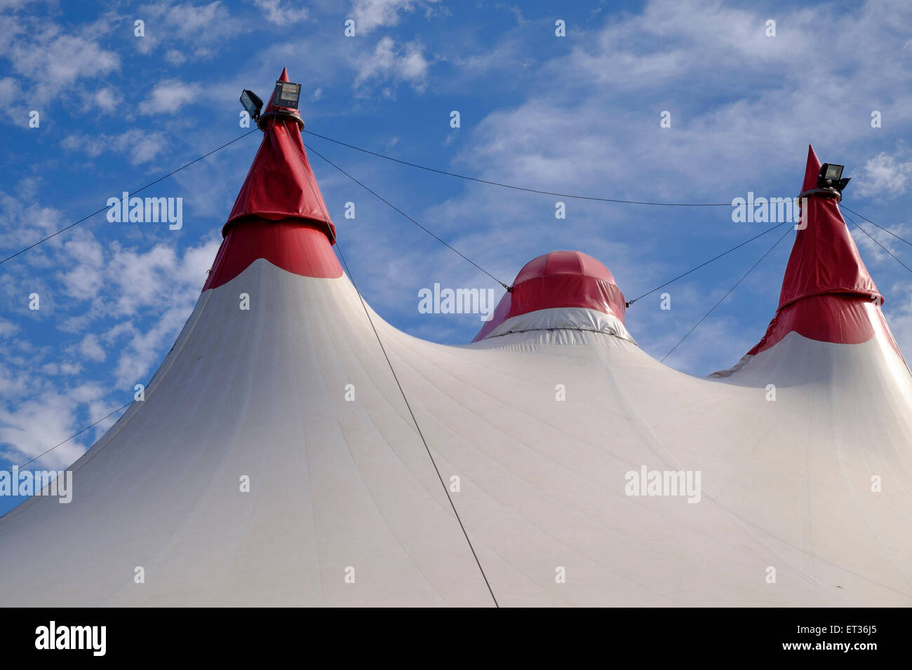 Webers Circus comes to town Stock Photo - Alamy