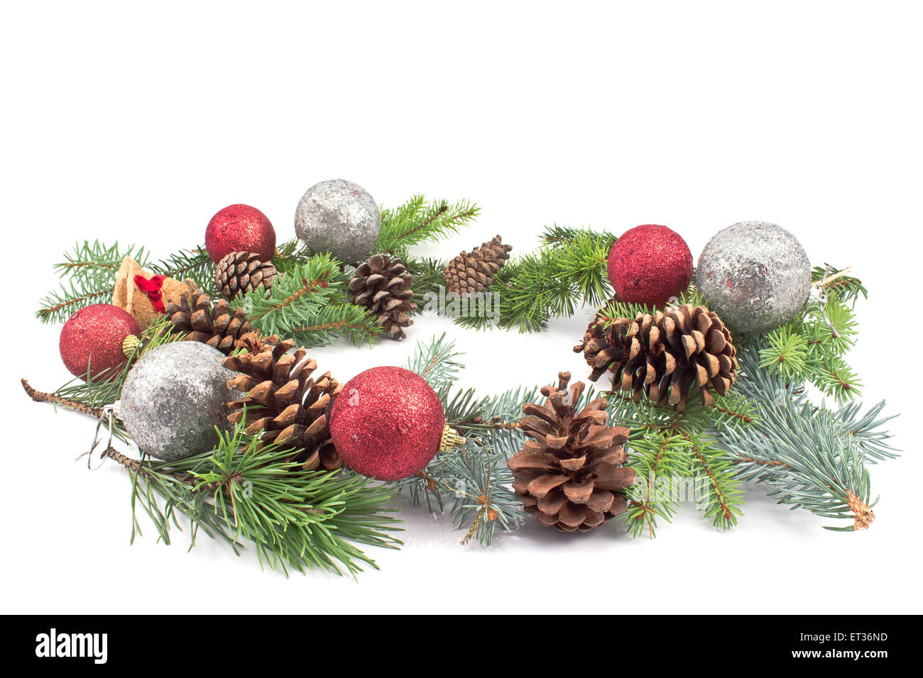 Plant christmas balls on Cut Out Stock Images & Pictures - Alamy