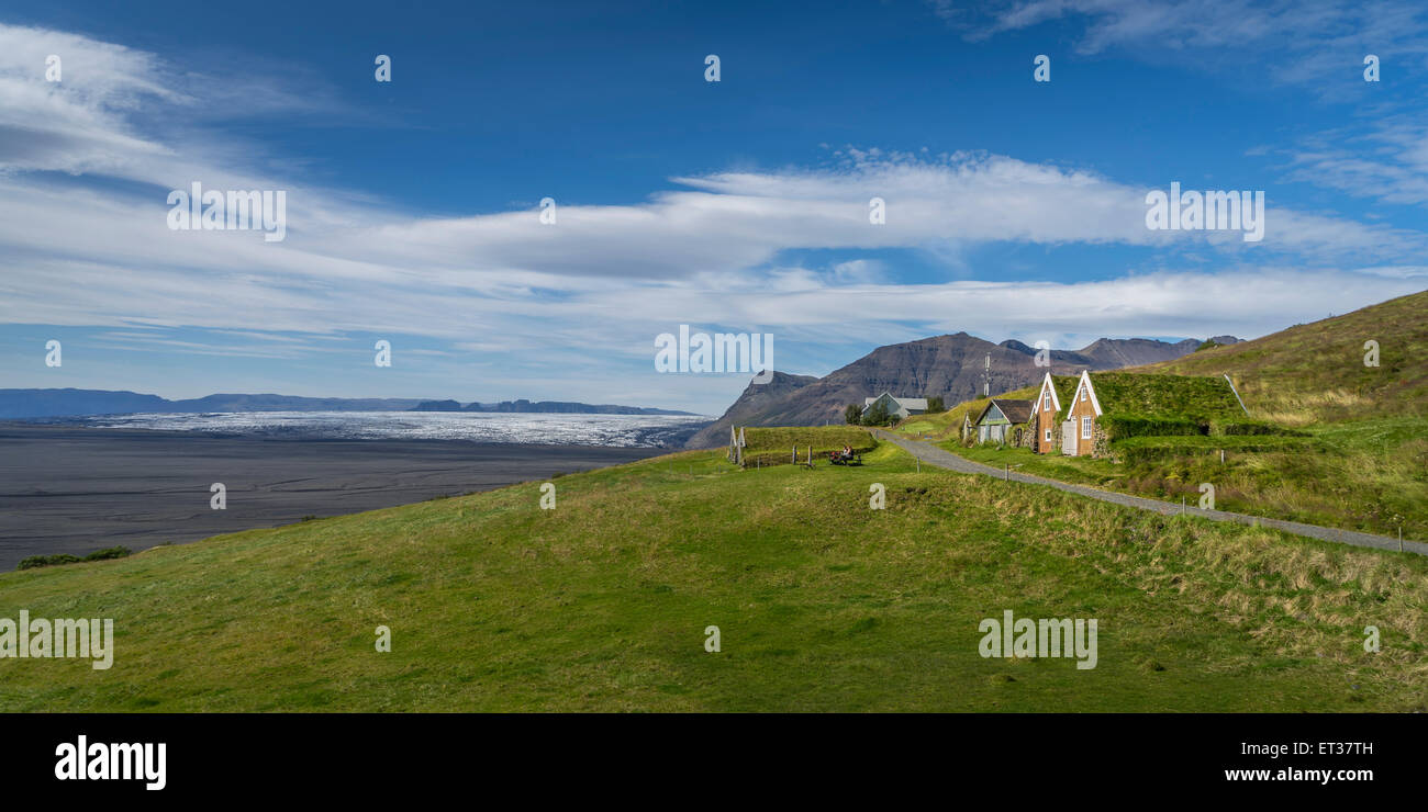 Bolti Farm Guesthouse, Skaftafell, Iceland Stock Photo - Alamy