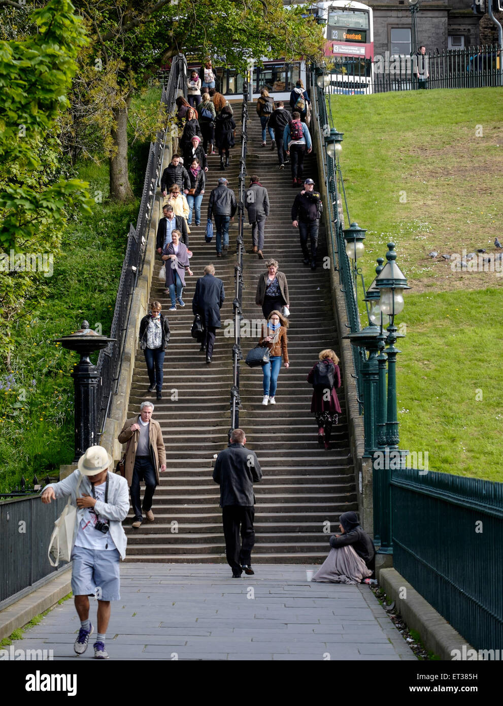 The Playfair Steps at The Mound, Edinburgh. Picture by Julie Edwards ...