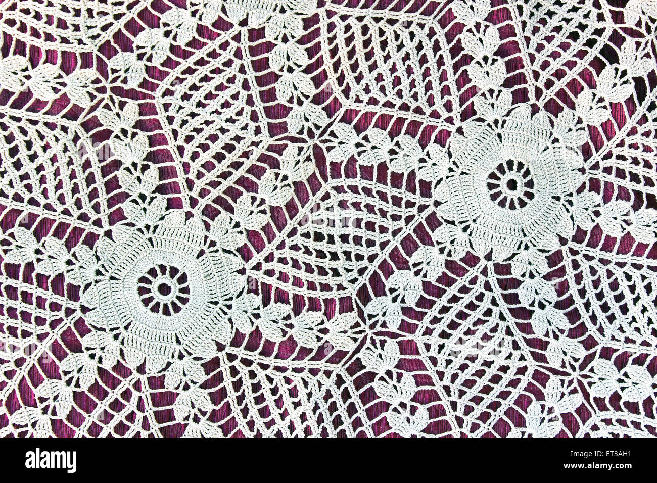 Handmade lace as background Stock Photo - Alamy