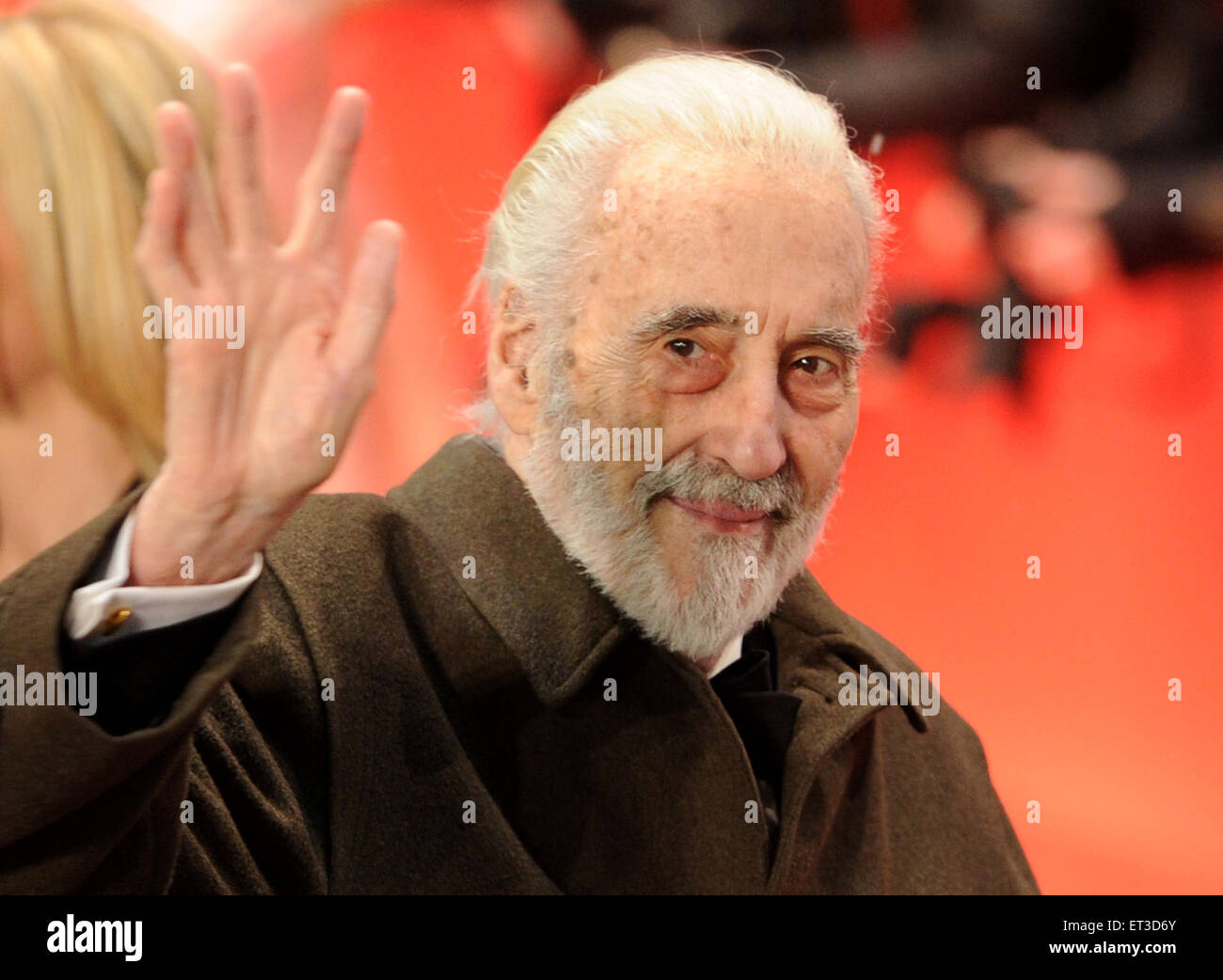 Berlin, Germany. 09th Feb, 2012. British actor Sir Christopher Lee ...