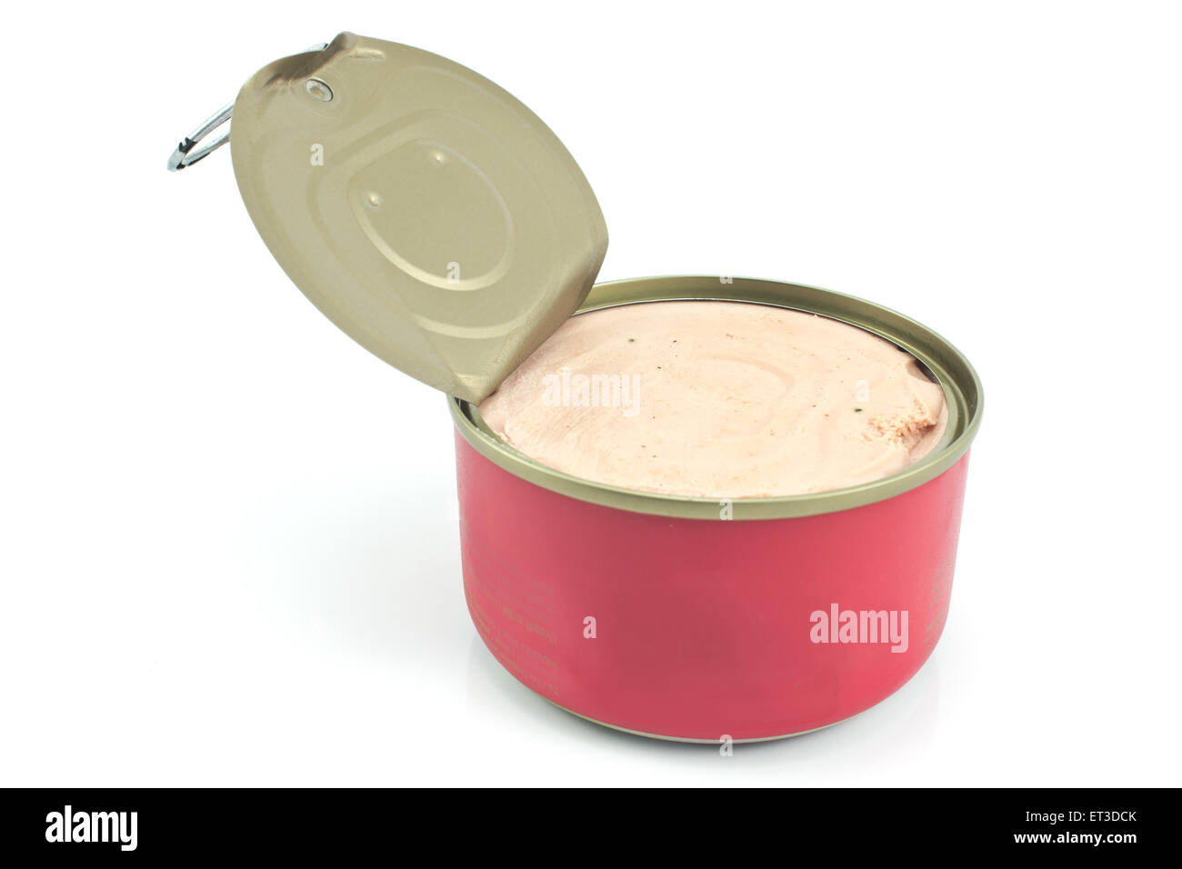 Canned pate isolated on white Stock Photo - Alamy