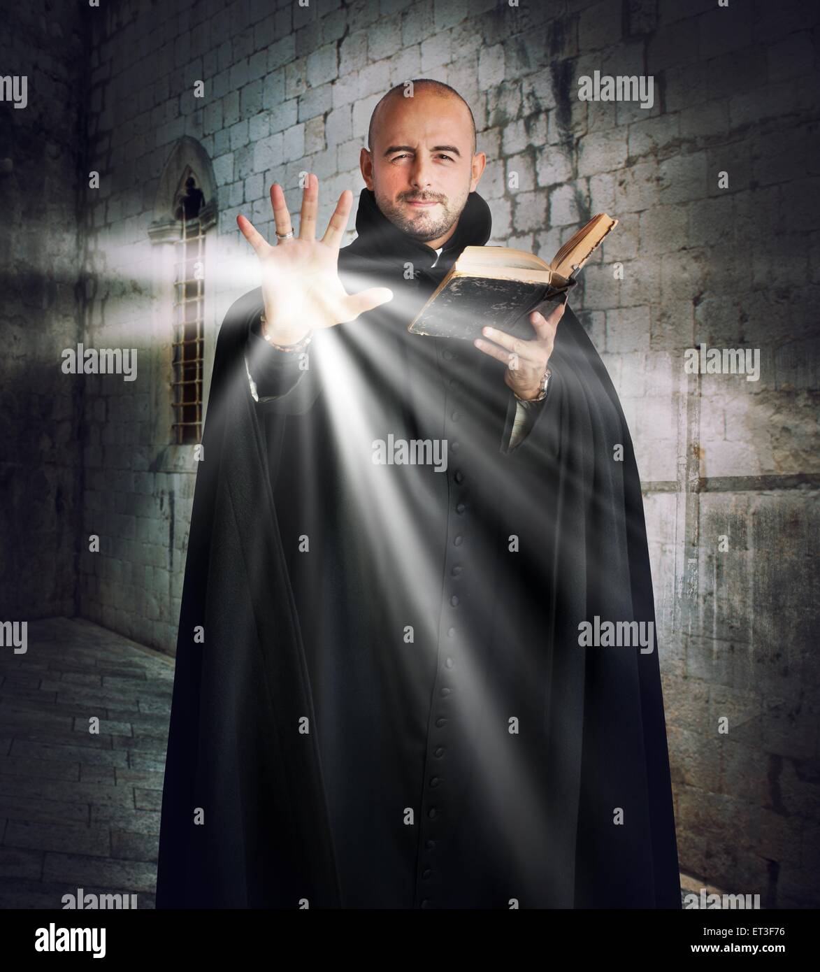 Exorcism priest hi-res stock photography and images - Alamy