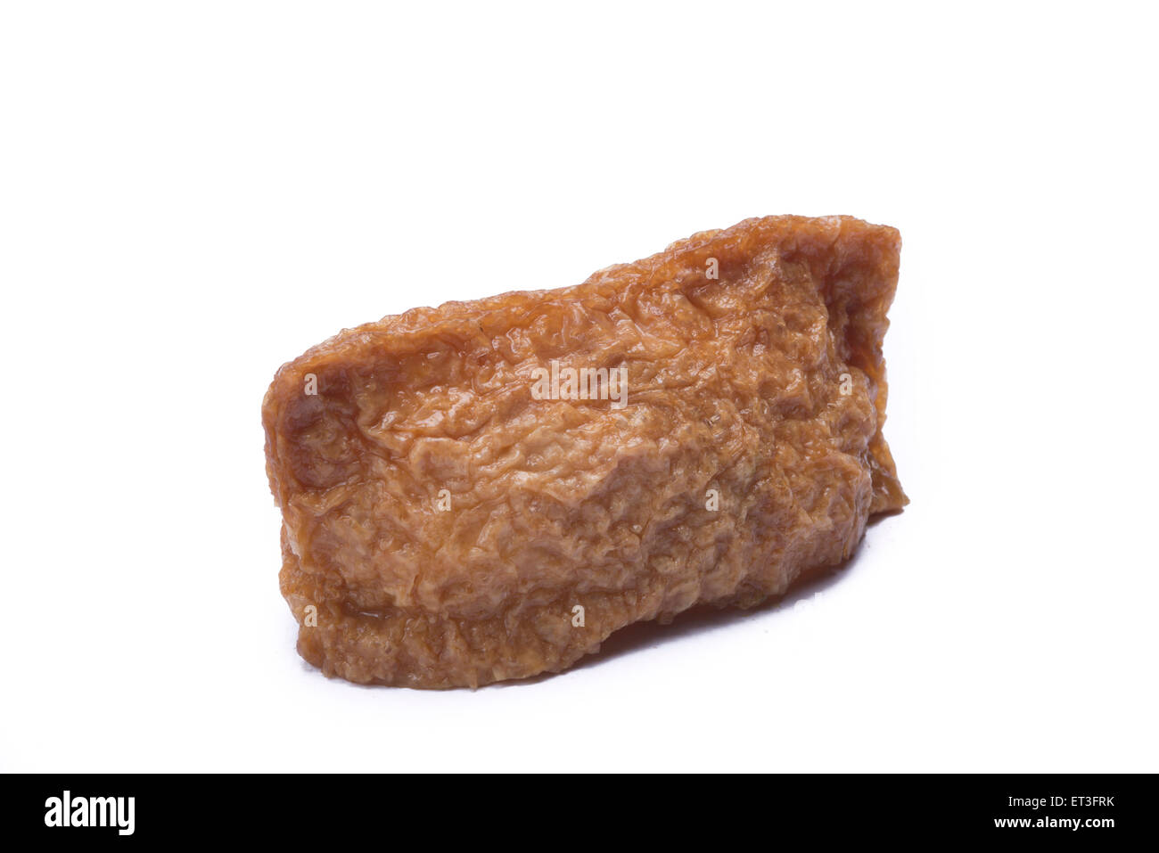 nigiri inari, sushi made of omelet isolated on white background Stock ...