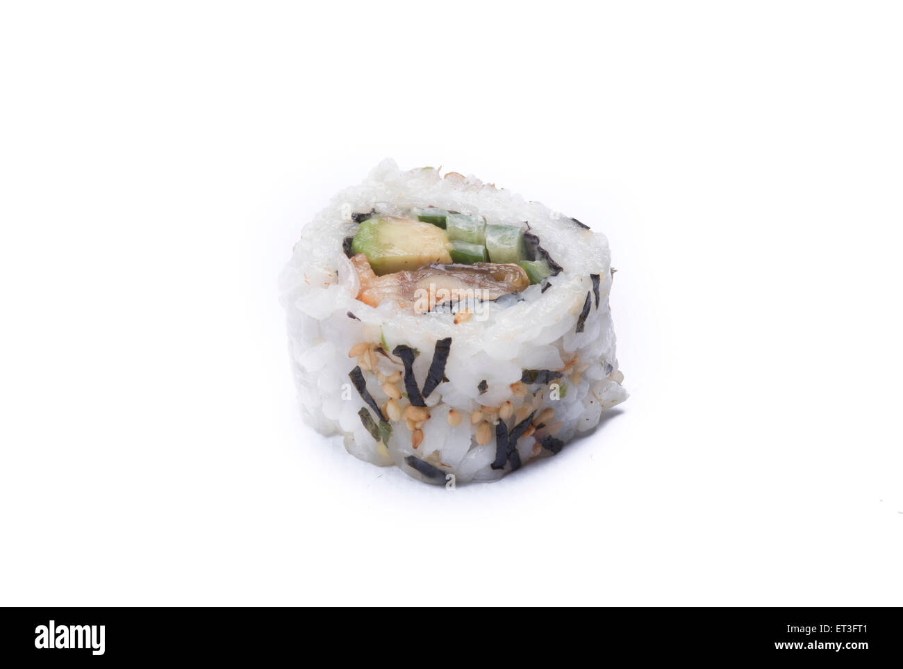 Ebi maki sushi roll Cut Out Stock Images & Pictures - Alamy
