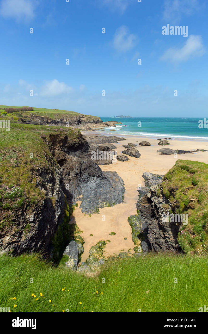 Harlyn bay beach hi-res stock photography and images - Alamy