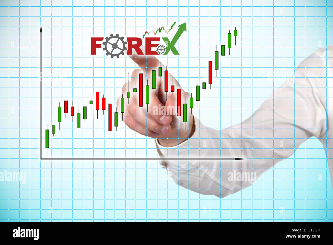 Stock market screen chart hi-res stock photography and images - Alamy