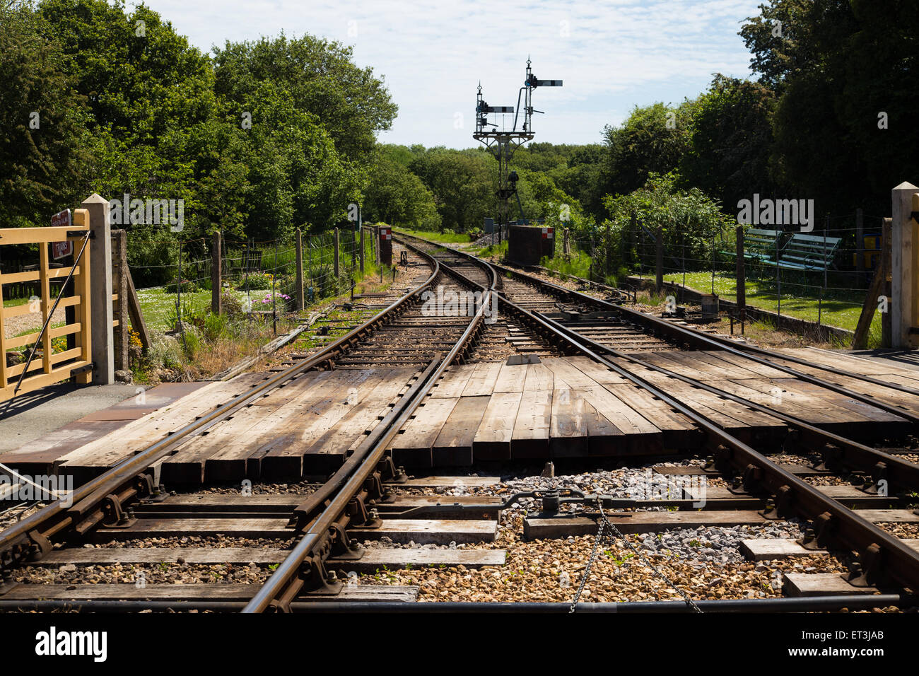 Steam Railway on the Isle of Wight Stock Photo - Alamy