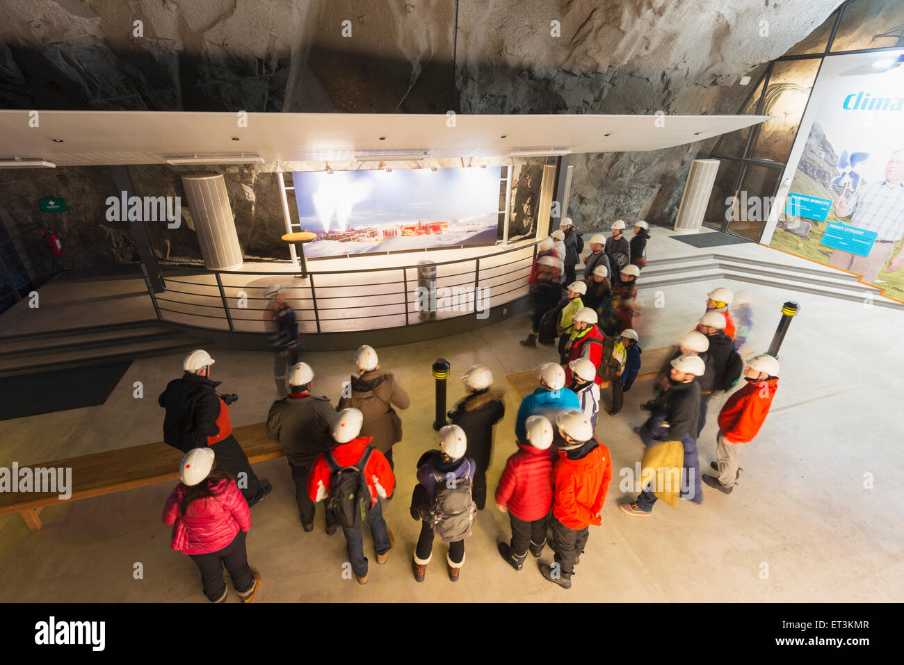 Arctic Circle, Lapland, Scandinavia, Sweden, Kiruna, LKAB mining tour ...