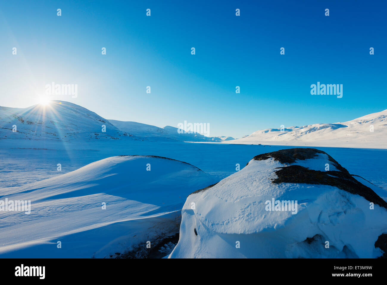 Arctic Circle, Lapland, Scandinavia, Sweden, Abisko National Park ...
