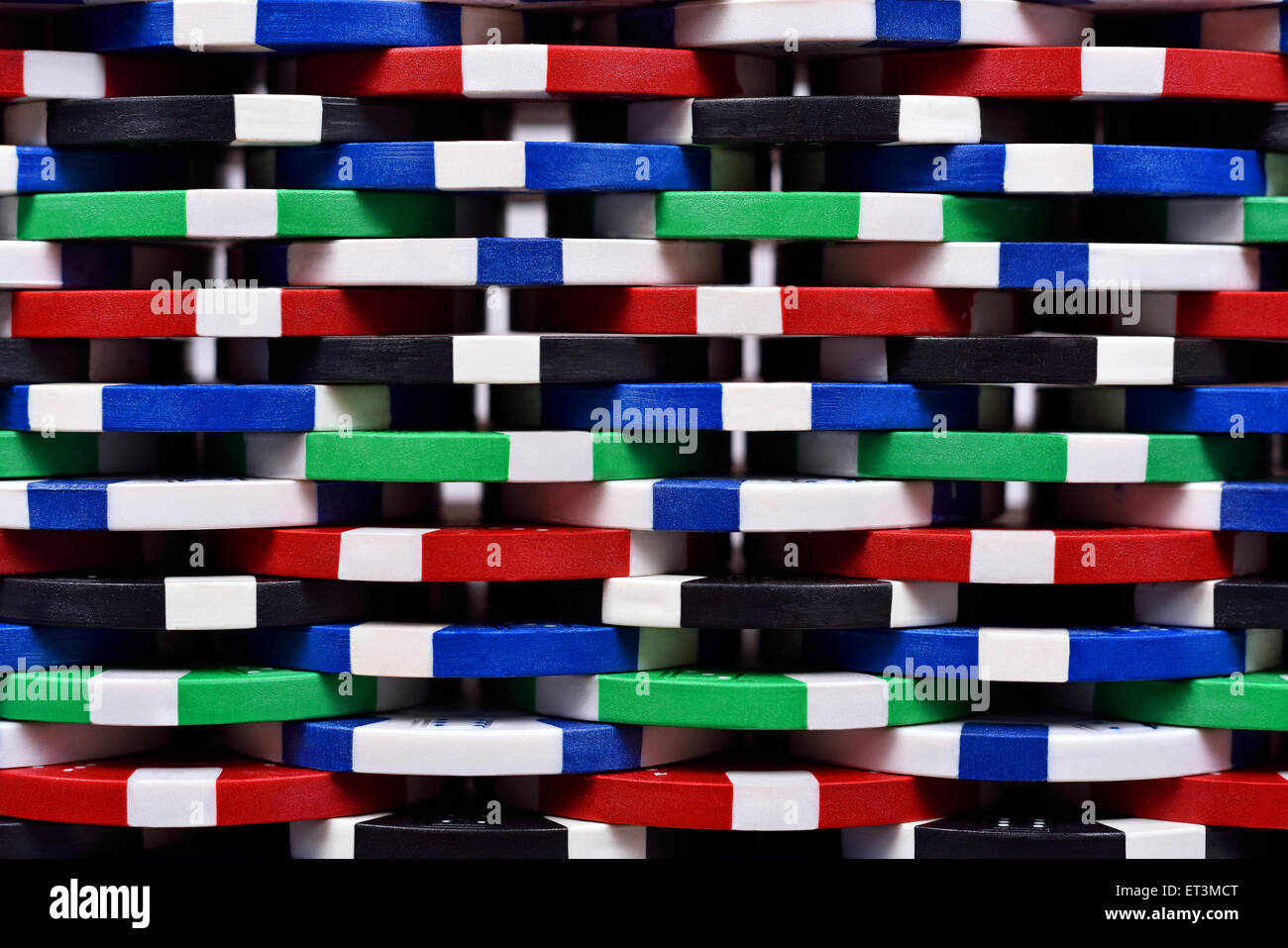 Group of color poker chips, close up Stock Photo - Alamy