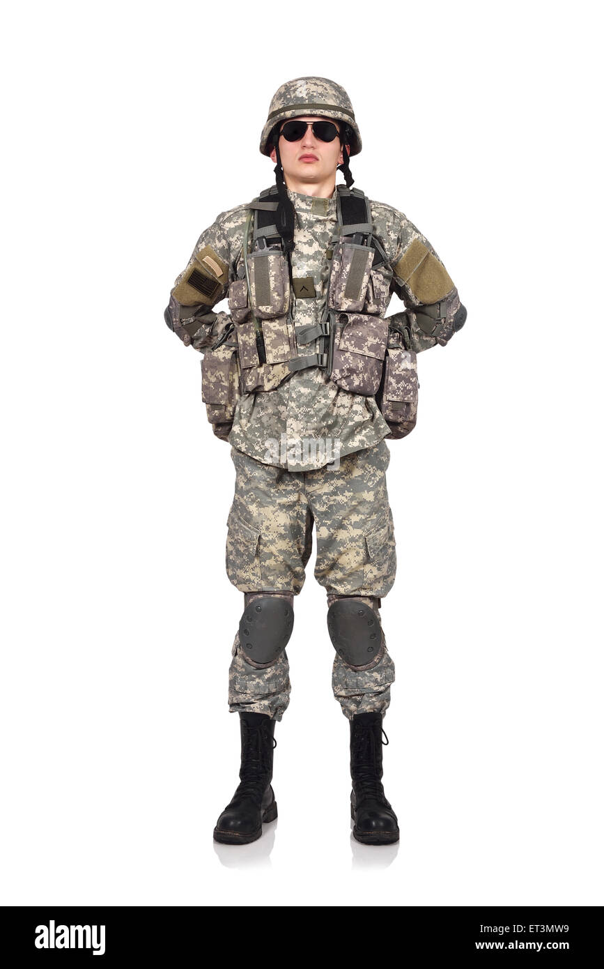 Gun military soldier standing troops uniform hi-res stock photography ...